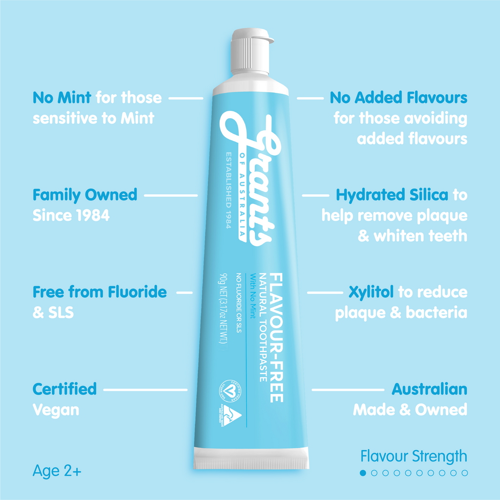 Flavour Free Natural Toothpaste | Grants of Australia