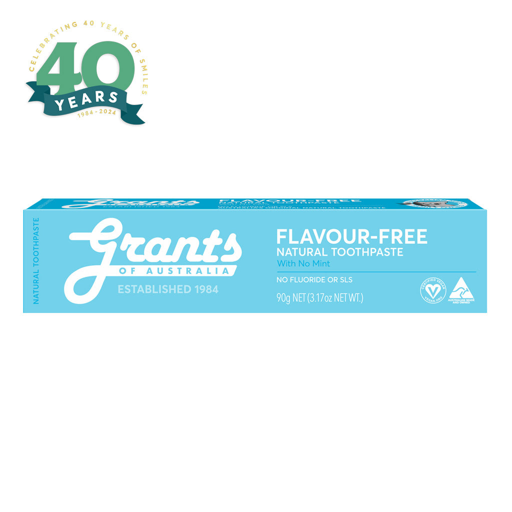 Australian Flavour Free Toothpaste - vegan, natural, fluoride free ...
