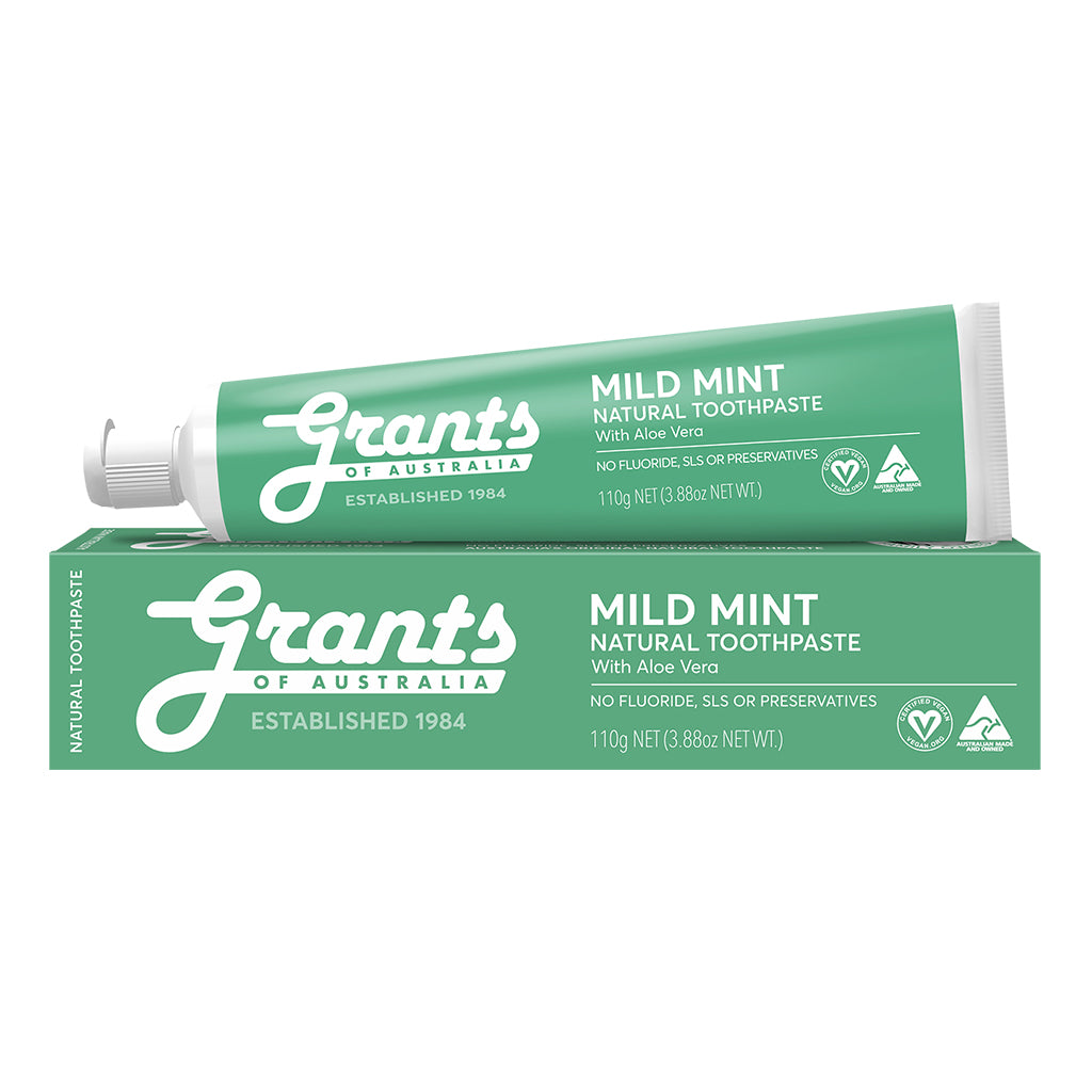 Mild Mint Natural Toothpaste | Grants of Australia