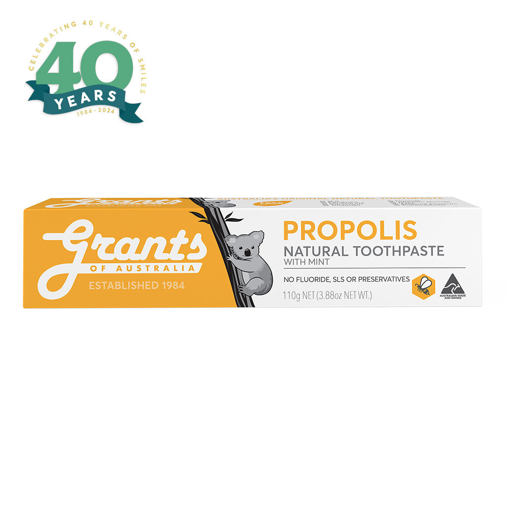 Australian Propolis Toothpaste - natural, fluoride free – Grants of ...