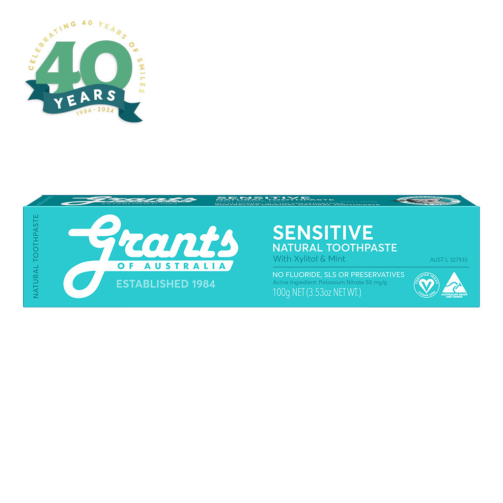 Australian Sensitive Toothpaste - vegan, natural, fluoride free ...